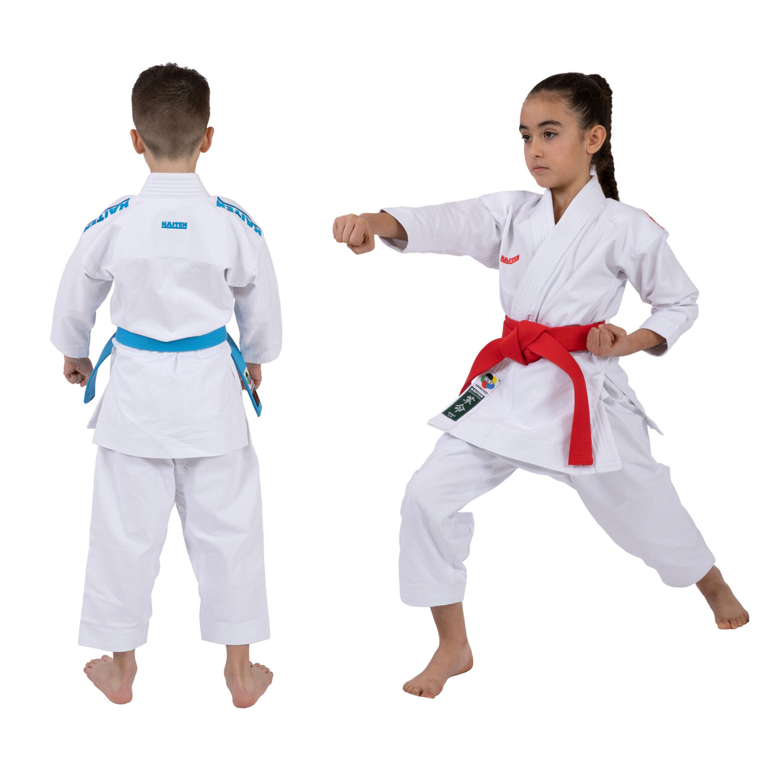 Conjunto Karategui Kaiten Spirit | 2 karateguis completos | Rojo y Azul ...