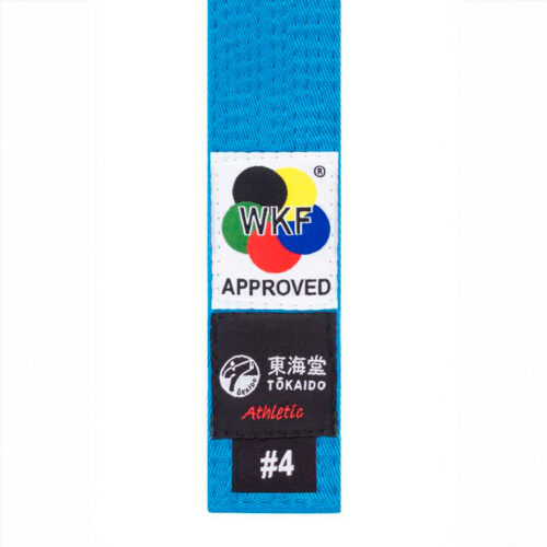Competition karate belt | Kumite | TOKAIDO | WKF | Red/Blue – Hajime Karate