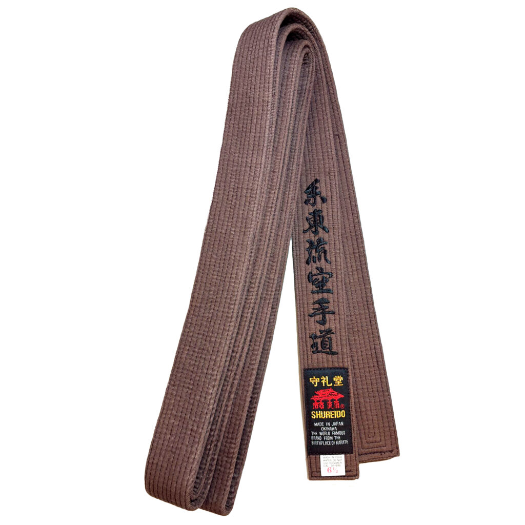 SHUREIDO Basic Brown Belt – Hajime Karate