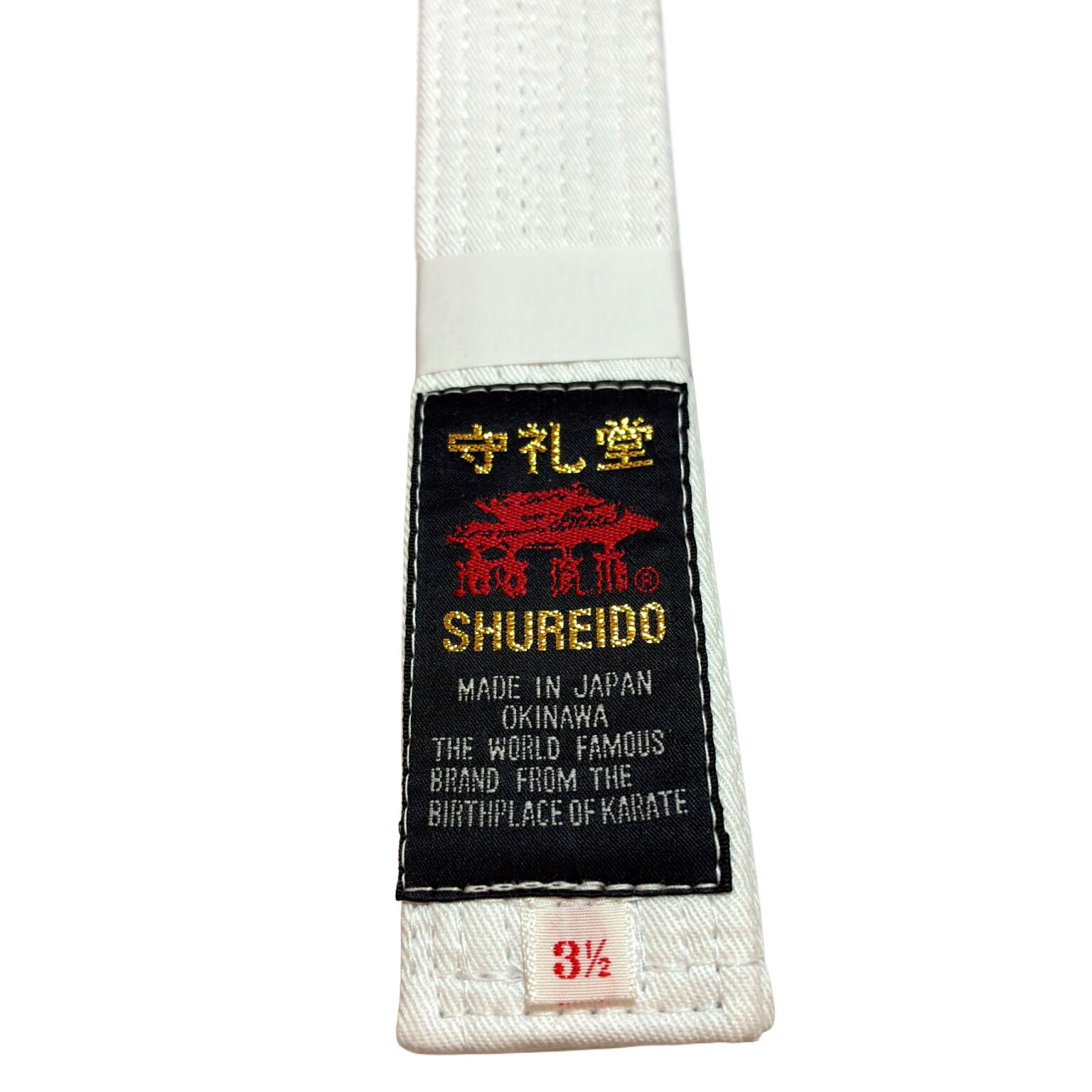SHUREIDO Basic White Belt | Shiro Obi – Hajime Karate